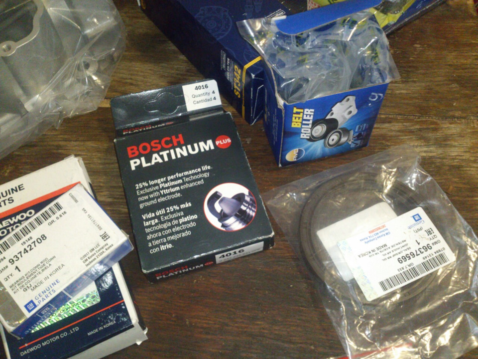 93742708 Вкладыш шатунный, комплект GM | Запчасти на DRIVE2