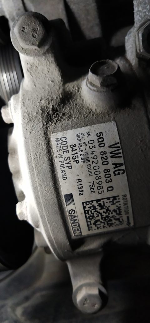 5Q0820803Q Компрессор климатической установки VAG | Запчасти на DRIVE2