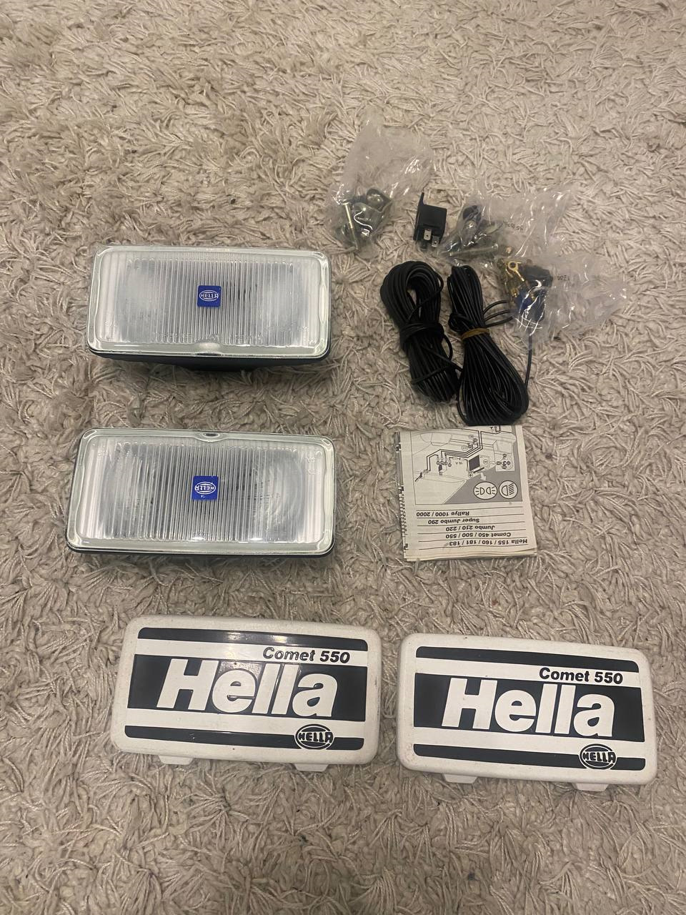 Дополнительный свет HELLA COMET 550 — Mercedes-Benz E-Class (W124), 2 л ...