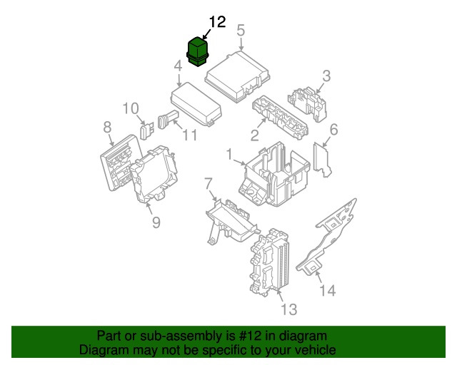 2523079945 Реле системы подогрева NISSAN INFINITI | Запчасти на DRIVE2