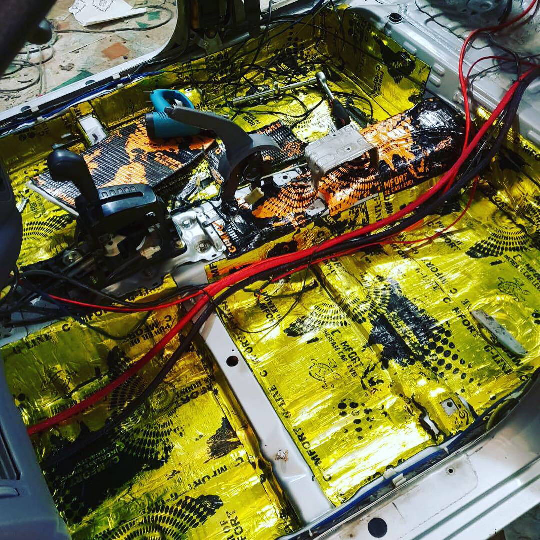 Шумовиброизоляция полов. — Mitsubishi Cedia, 1,5 л, 2002 года | просто ...