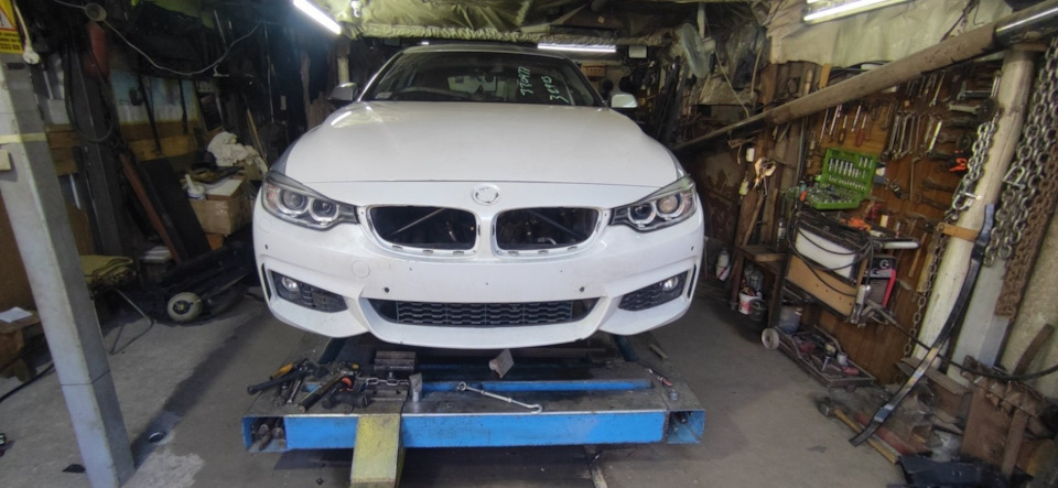 Морда почти готова доп запчасти — BMW 4 series Gran Coupe (F36), 2 л ...