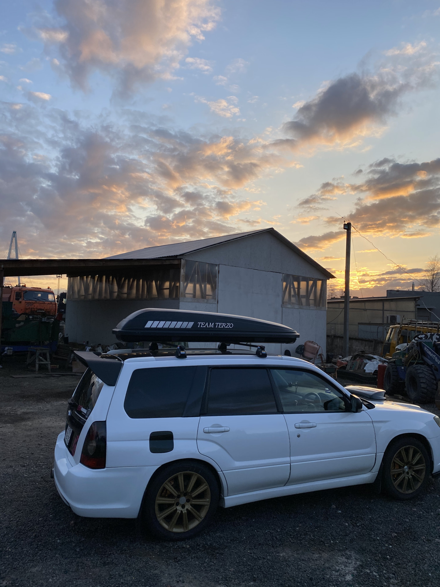 Спойлер SYMS — Subaru Forester (SG), 2,5 л, 2006 года | стайлинг | DRIVE2