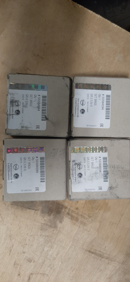 55584594 Подшипник скольжения коленвала GM | Запчасти на DRIVE2