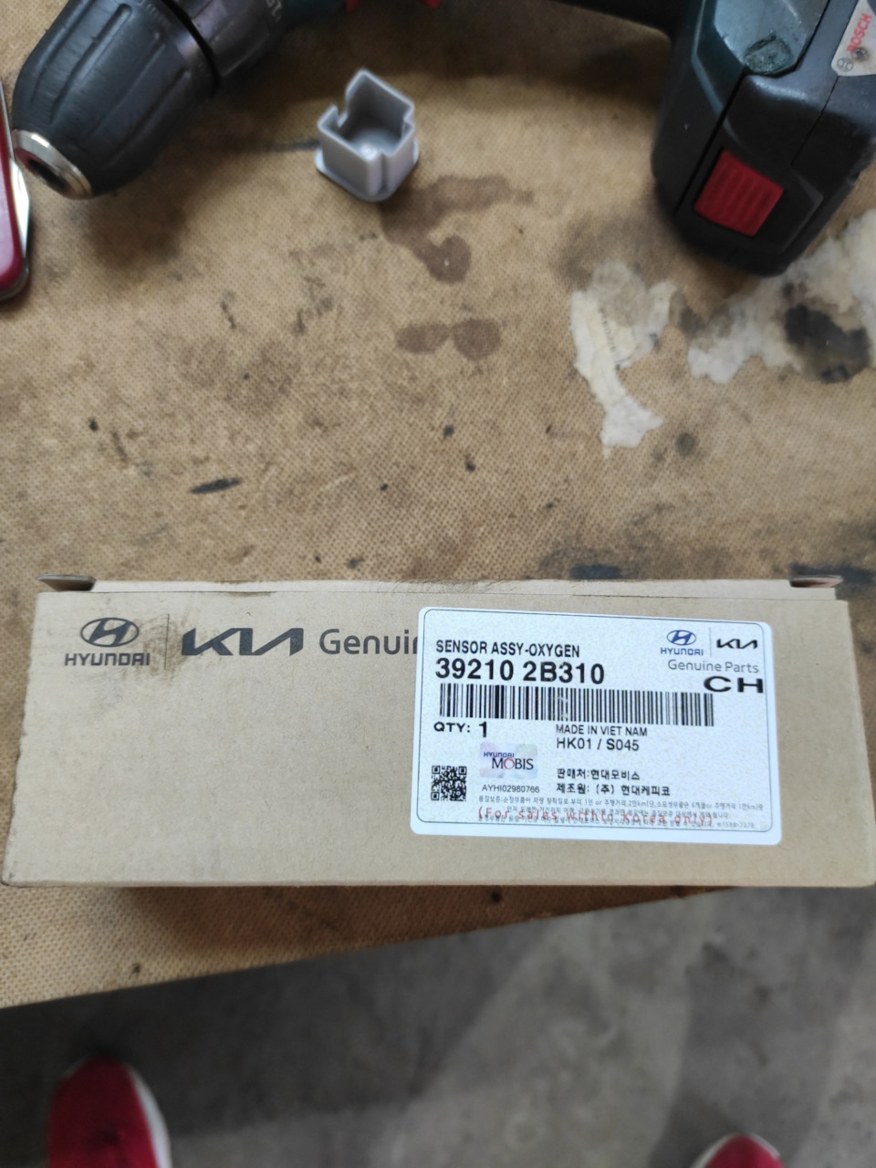 392102B310 КИСЛОРОДНЫЙ ДАТЧИК ДВИГАТЕЛЯ — ЭЛЕКТРОХИМИЧЕСКИЙ ЛЯМБДА-ЗОНД ...