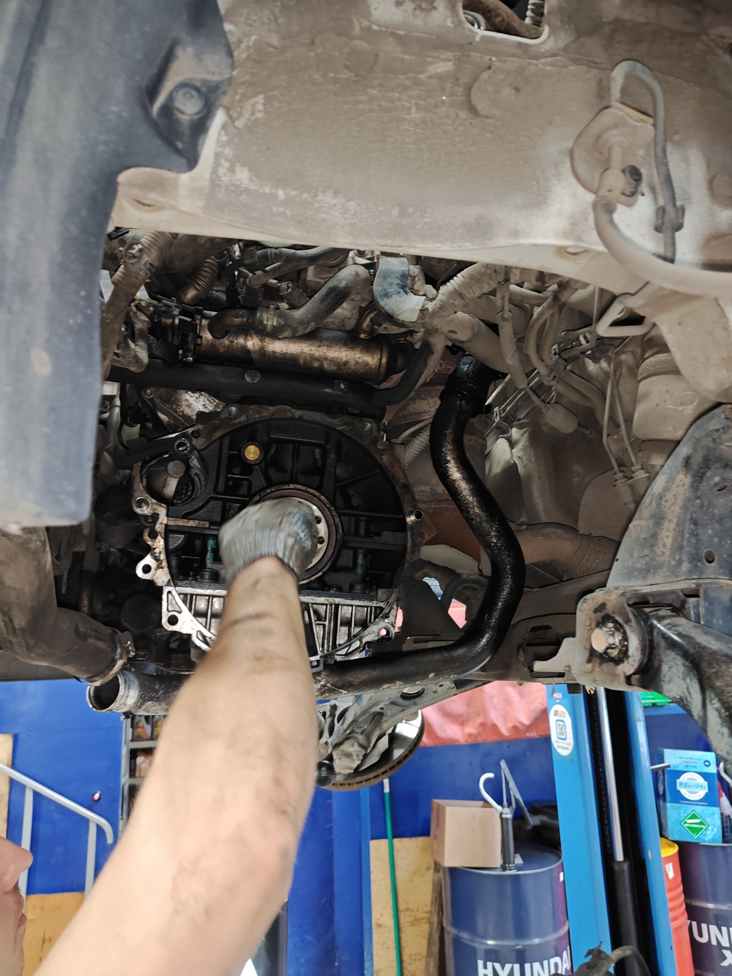 Большое ТО замена сайлентблоков и стоек — KIA Soul (2G), 1,6 л, 2015 ...