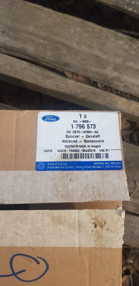 1796573 Шестерня впускного распредвала / 1.6 Zetec-S/Duratec/EcoBoost ...