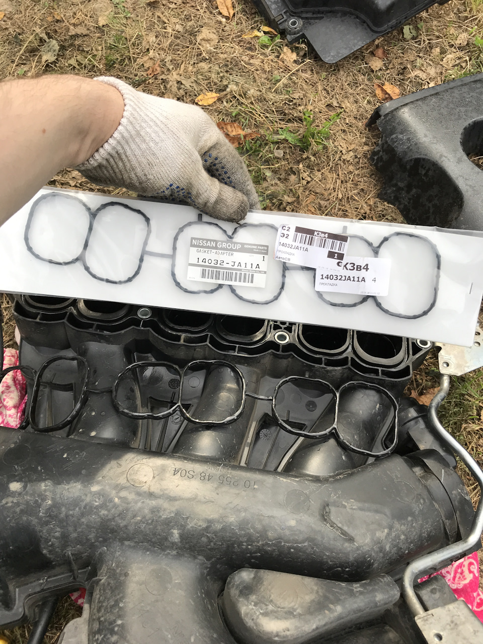 14032JA11A Прокладка впускного коллектора NISSAN INFINITI | Запчасти на ...