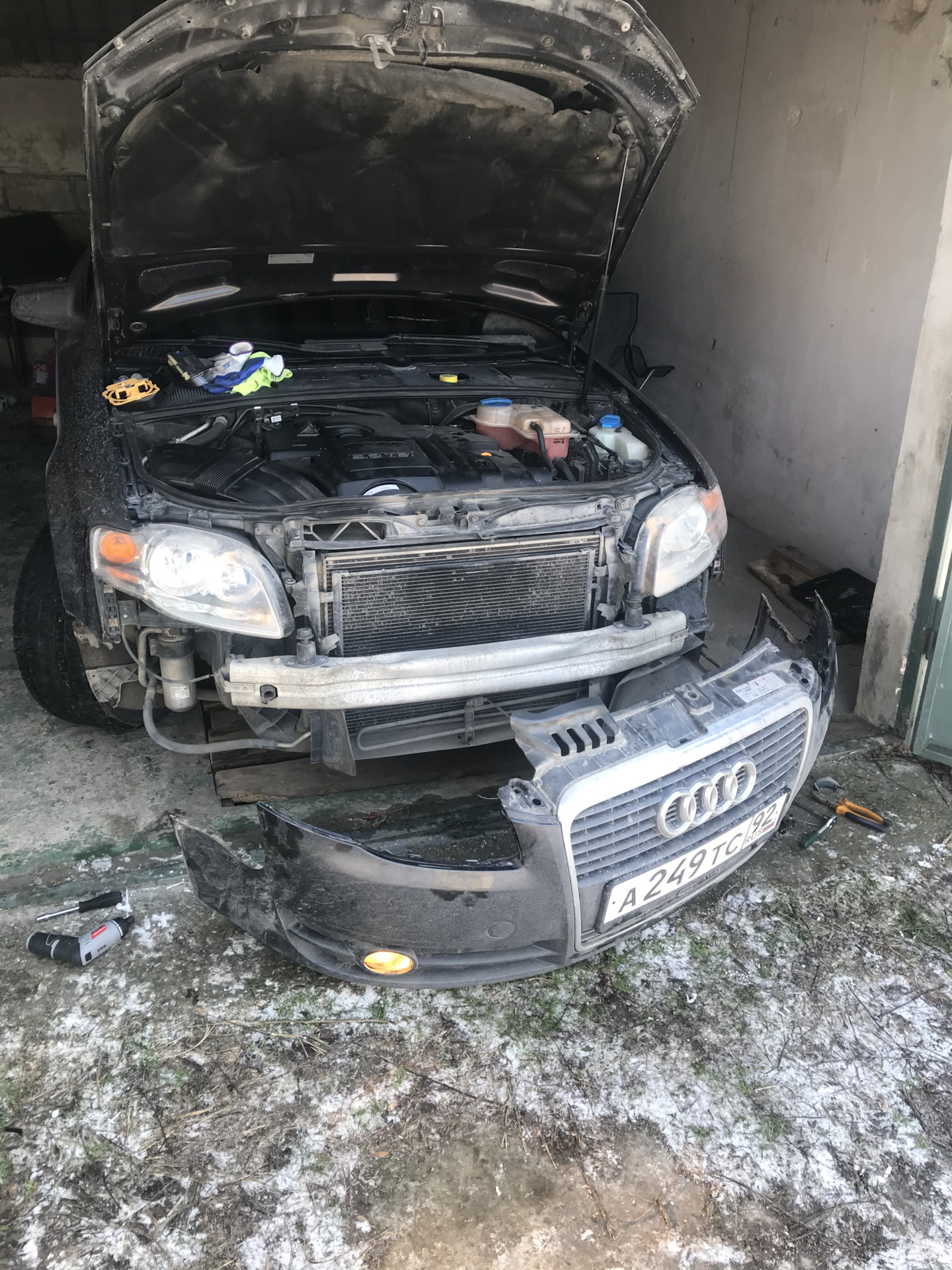 Замена птф — Audi A4 Avant (B7), 2 л, 2007 года | своими руками | DRIVE2