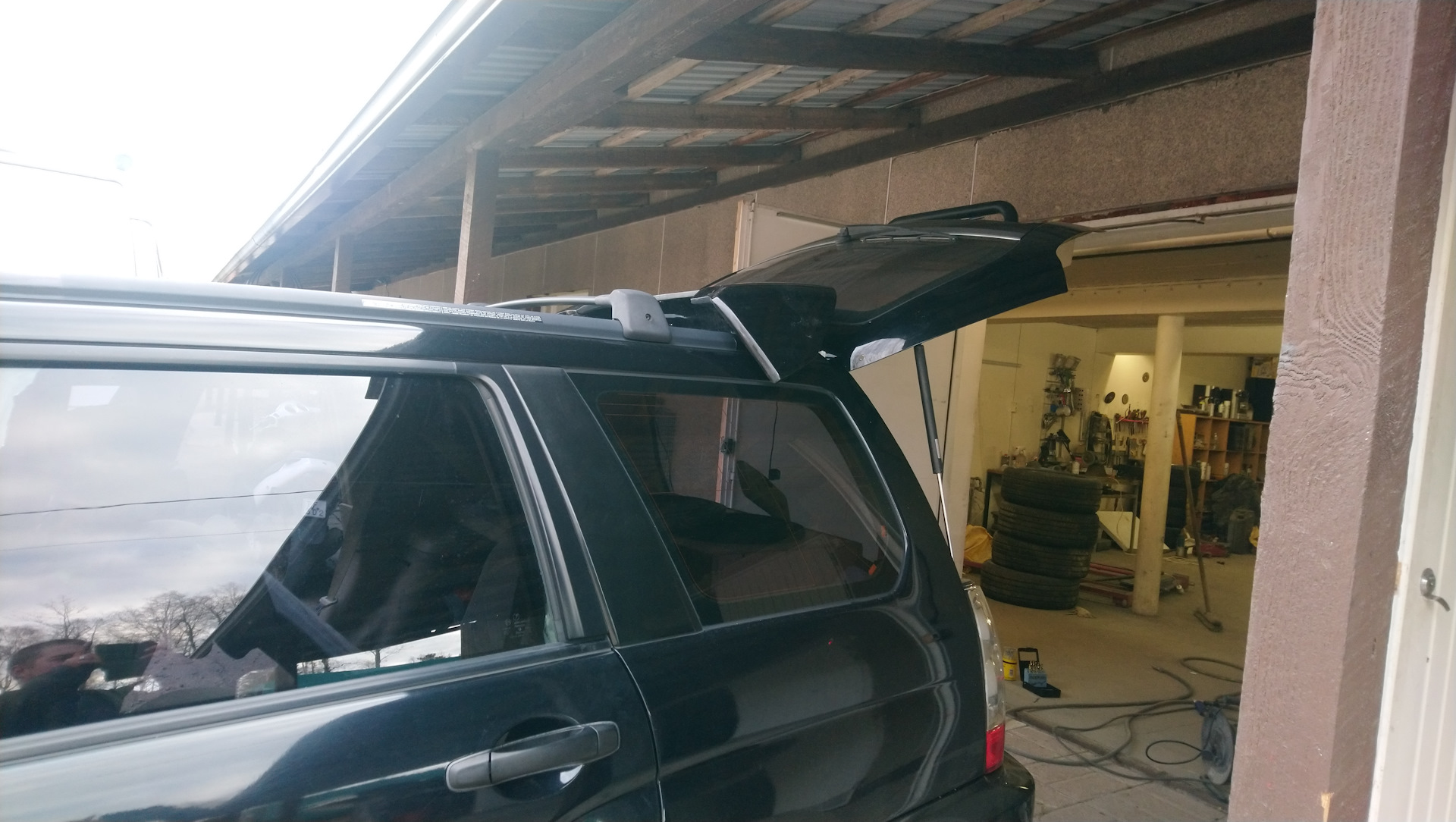 Спойлер SYMS — Subaru Forester (SG), 2,5 л., 2006 года | стайлинг | DRIVE2