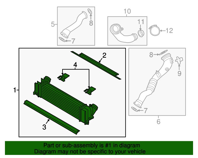17517600531 Охладитель наддувочного воздуха BMW | Запчасти на DRIVE2
