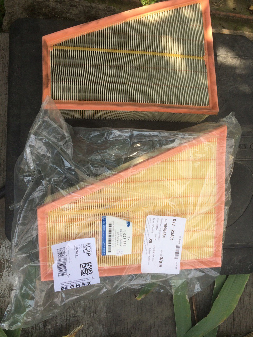 замена масла\ колодок\ воздушного фильтра — Ford Mondeo IV, 2 л, 2013 ...