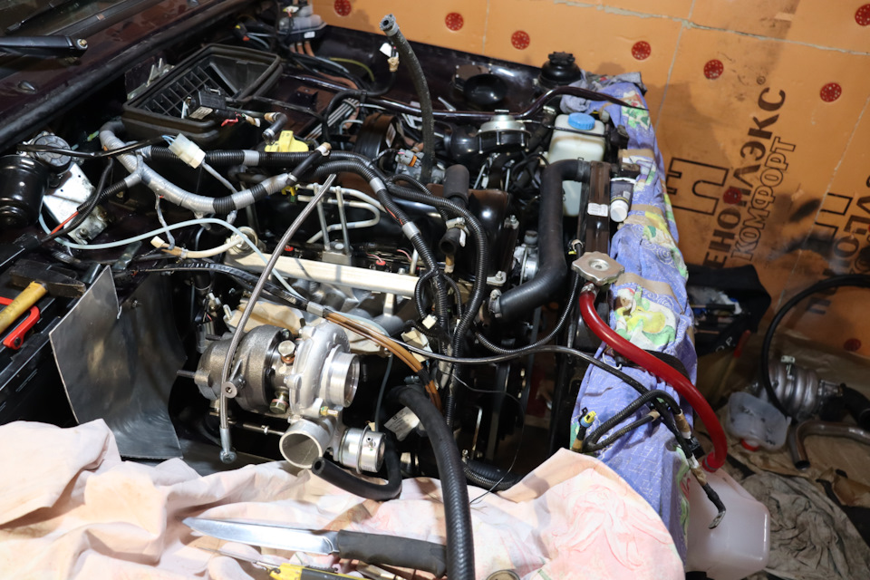 Установка Garrett GT-17 #2 (нива мечты)) — Lada 4x4 3D, 1,7 л, 2016 ...