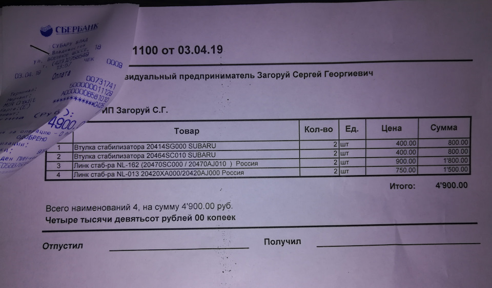 20470SC000 Стойка стабилизатора SUBARU | Запчасти на DRIVE2