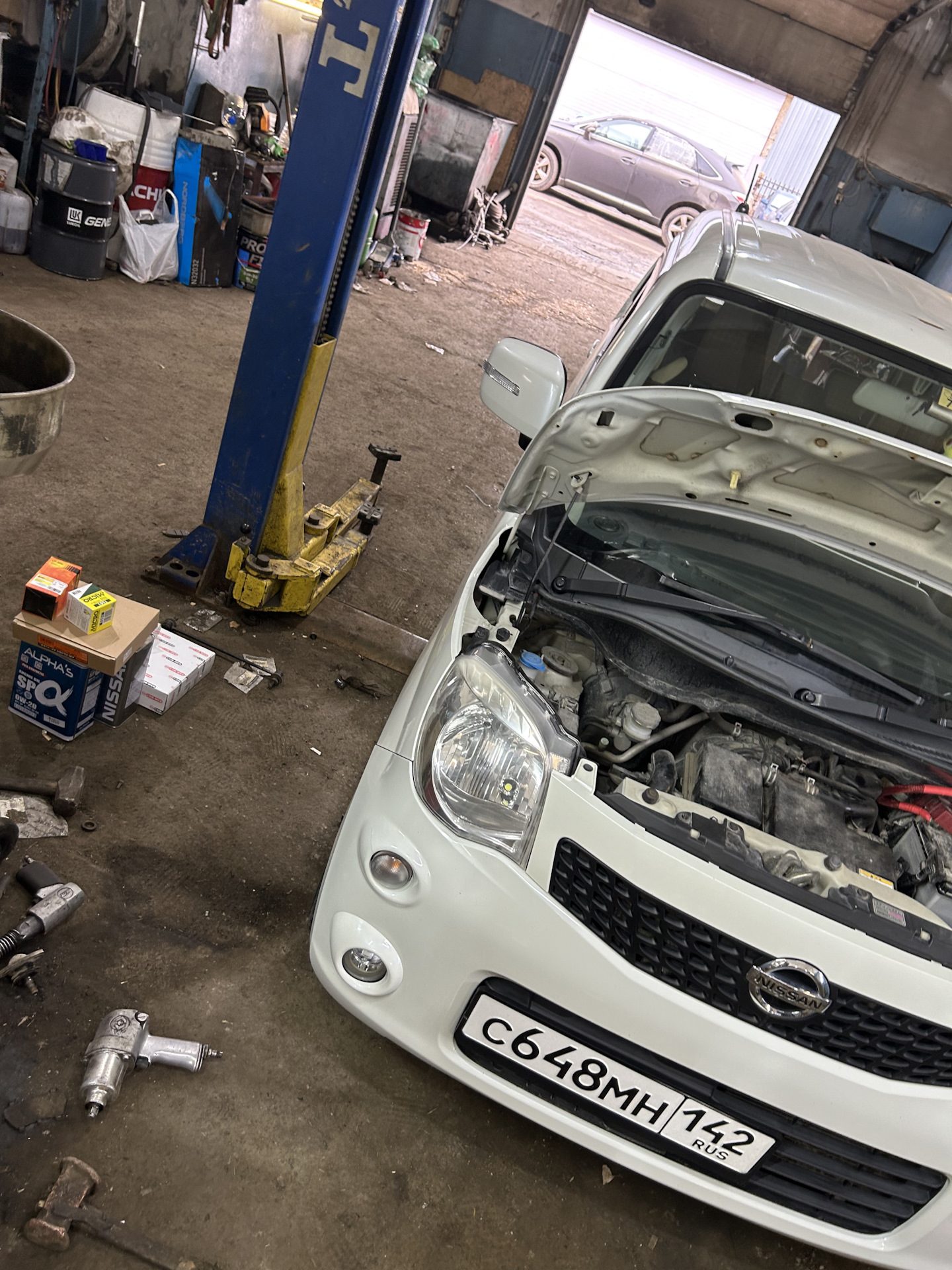 ТО 120100км и катализатор — Nissan Moco III, 0,7 л, 2012 года ...