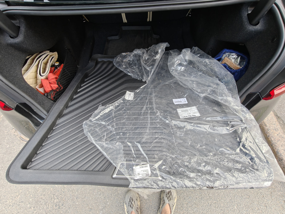 Палас в багажник — BMW 3 series (G20), 2 л, 2020 года | аксессуары | DRIVE2