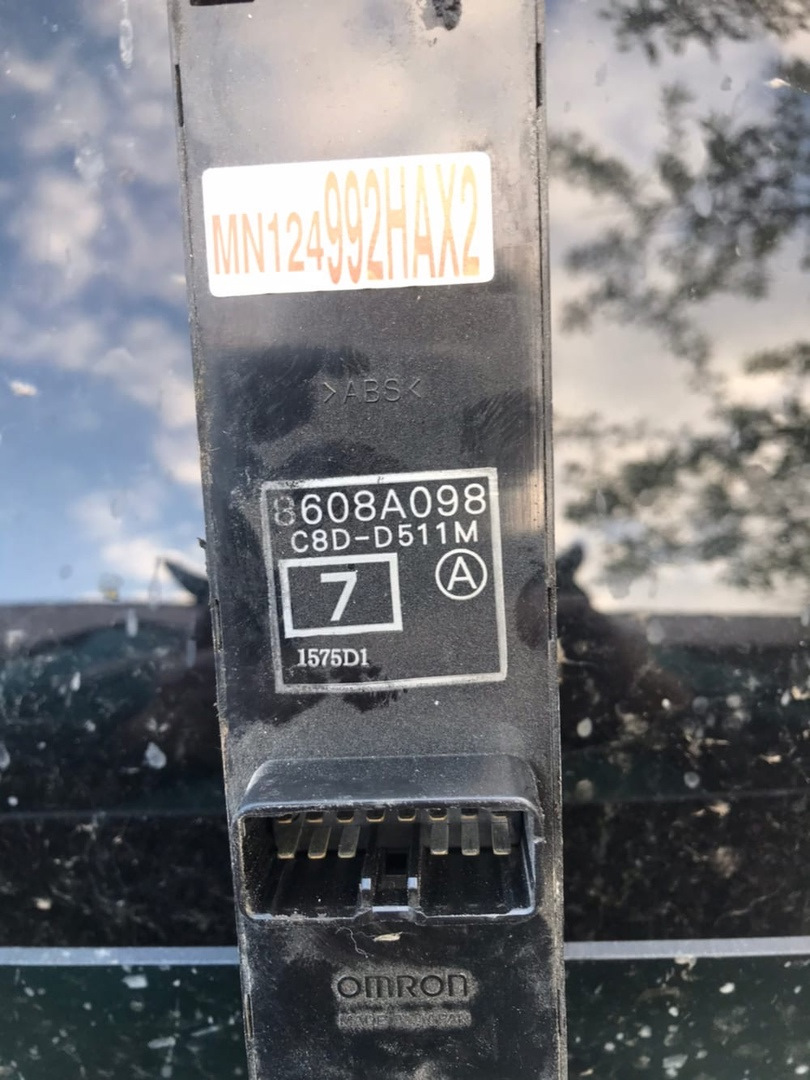 8608A098 Переключатель управл.стеклами в сборе Mitsubishi | Запчасти на ...