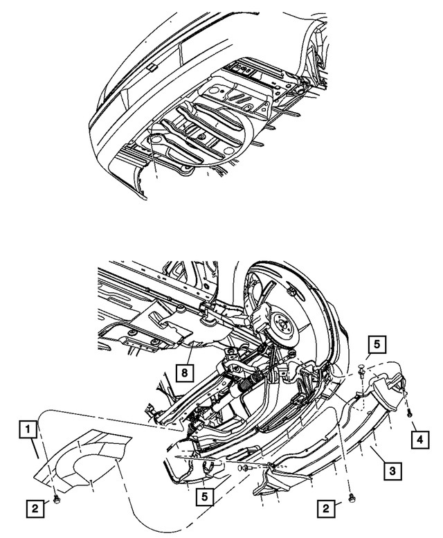 4806074AH Защита двигателя Chrysler | Запчасти на DRIVE2