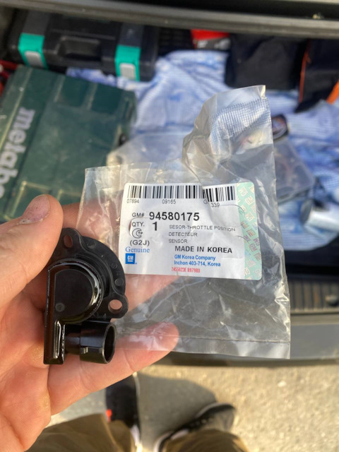 94580175 Датчик дросельной заслонки GM | Запчасти на DRIVE2