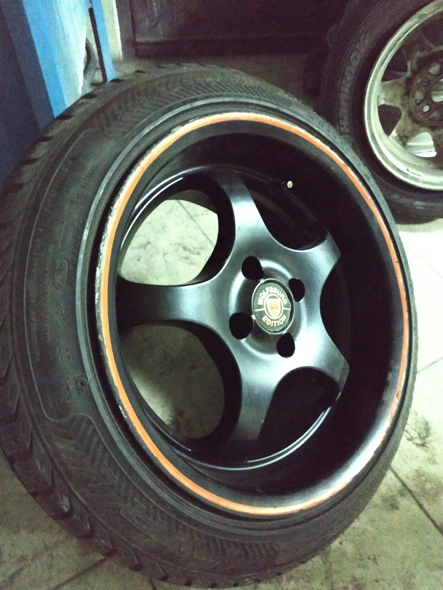 Новые сандалики "Borbet type t" — Volkswagen Golf Mk3, 1,8 л, 1993 года ...