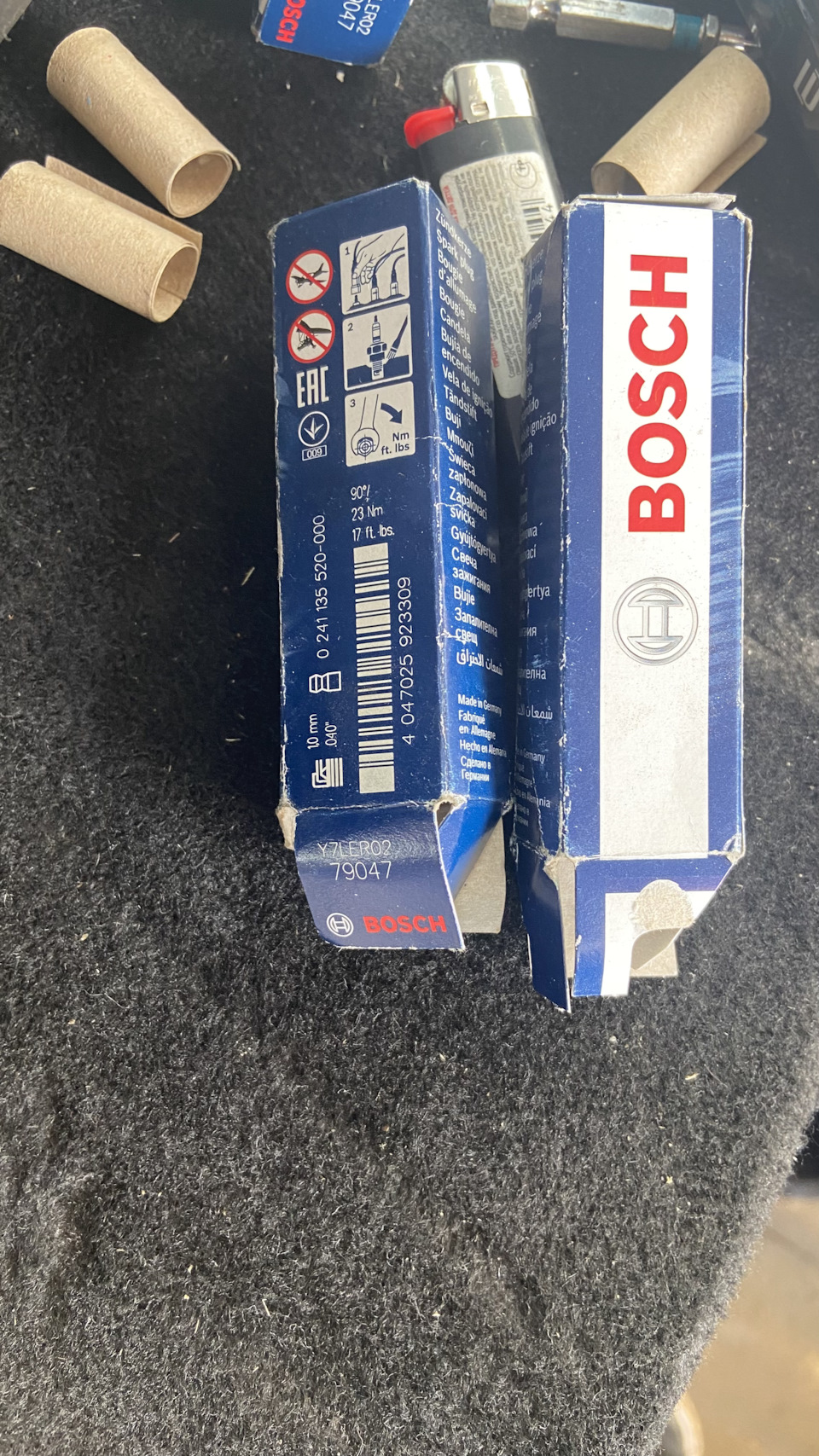 0241135520 СВЕЧА ЗАЖИГАНИЯ Y7LER02 (1.0), 1ШТ BOSCH | Запчасти на DRIVE2