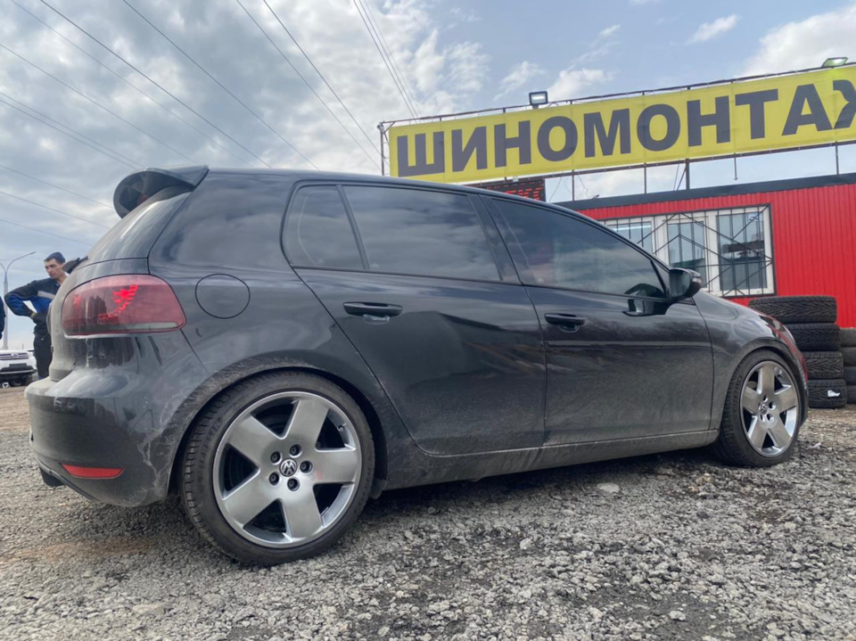 Покраска дисков Ronal Flat five R18. — Volkswagen Golf Mk6, 1,4 л, 2011 ...