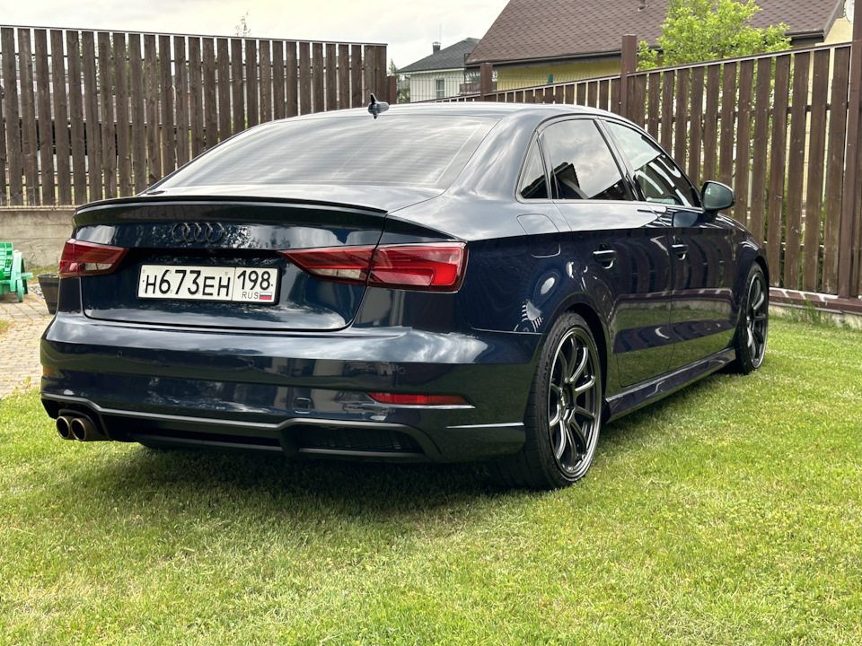 Задний бампер s-line — Audi A3 (8V), 2 л, 2017 года | тюнинг | DRIVE2