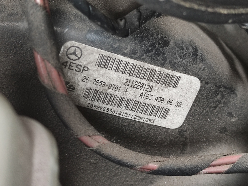 Ремонт педали газа и сальник ВУТ. — Mercedes-Benz M-Class (W163), 3,2 л ...