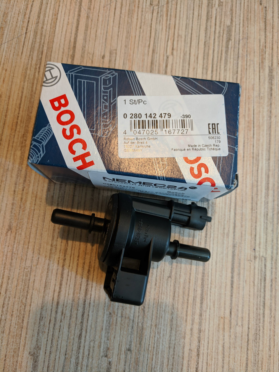 0280142479 клапан вентиляции топливного бака BOSCH | Запчасти на DRIVE2