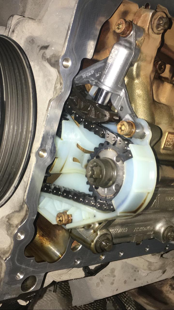 Замена Цепей ГРМ, маслонасоса и МСК f10 528i n20b20 — BMW 5 series (F10 ...