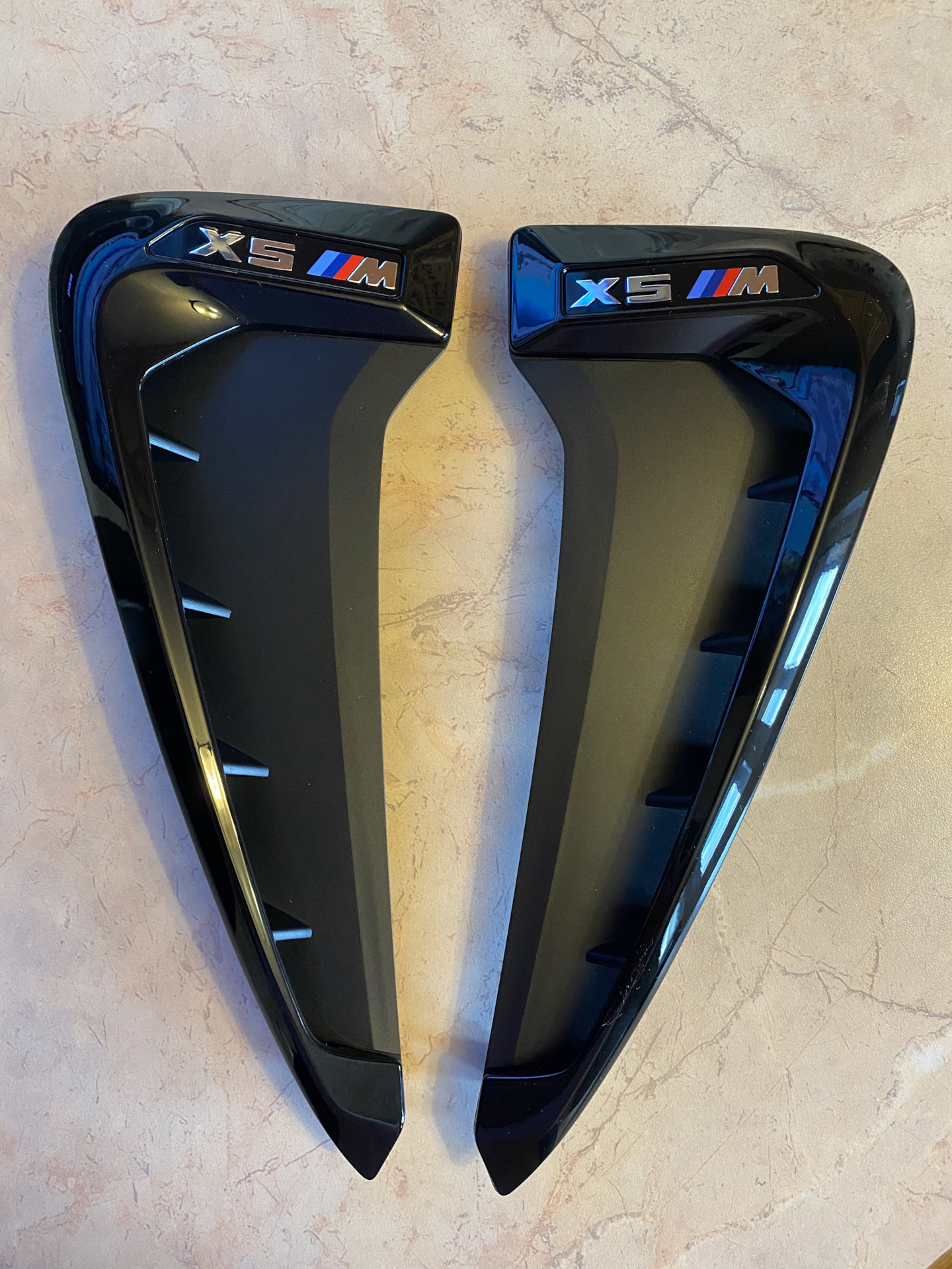 Декоративные решетки крыла M Perfomance (жабры) — BMW X5 (F15), 3 л ...