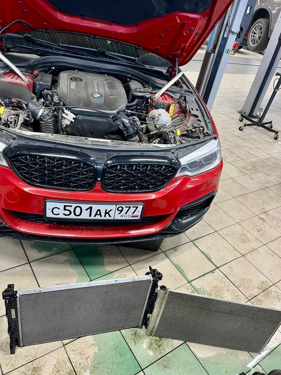 Мойка радиаторов — BMW 5 series Touring (G31), 3 л, 2019 года | визит ...