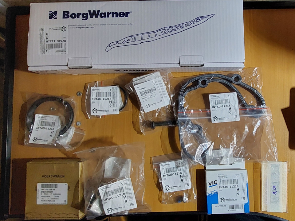 Замена цепи и лопаток фазорегулятора — Skoda Superb Mk2, 1,8 л, 2014 ...