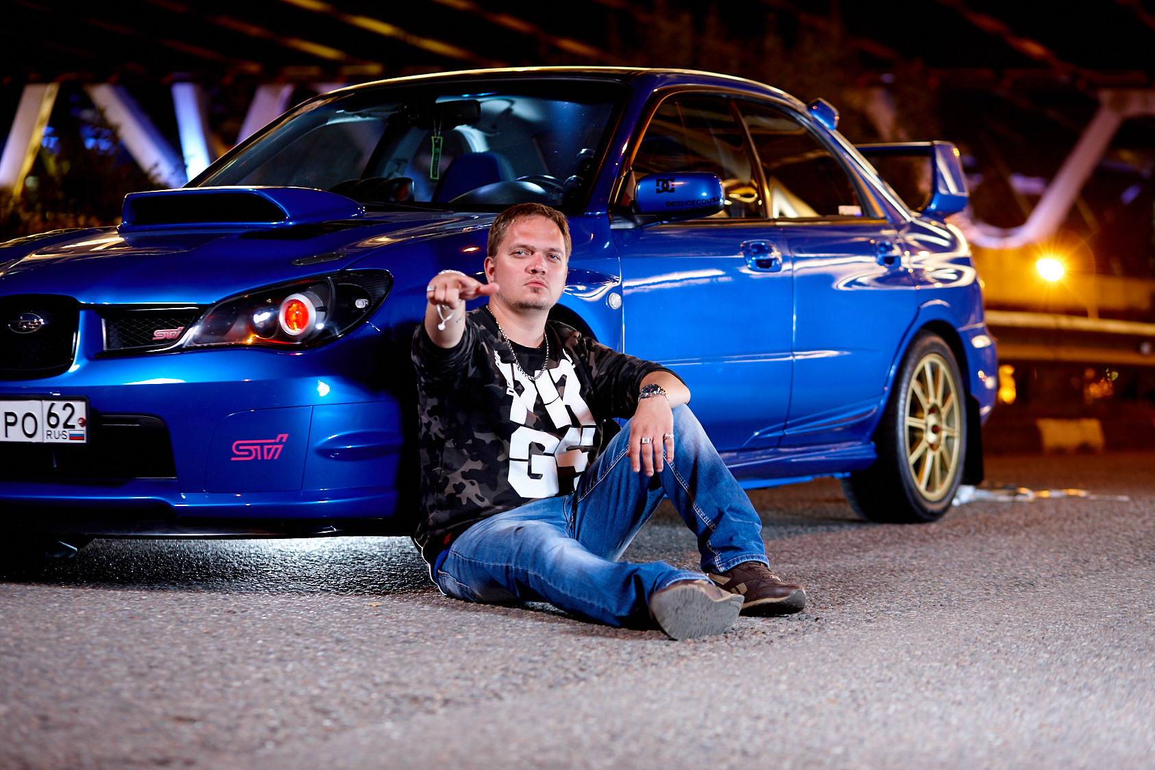 Moscow night. Part II ☆ — Subaru Impreza (GD/GG), 2 л, 2006 года | фотография | DRIVE2