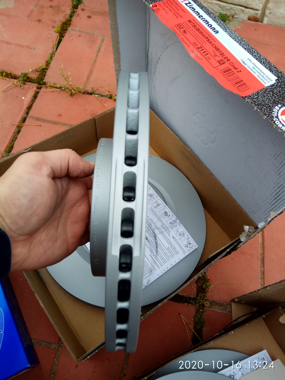 4615A117 Диск тормозной FR ASX 10- OUTLANDER 12- Mitsubishi | Запчасти ...