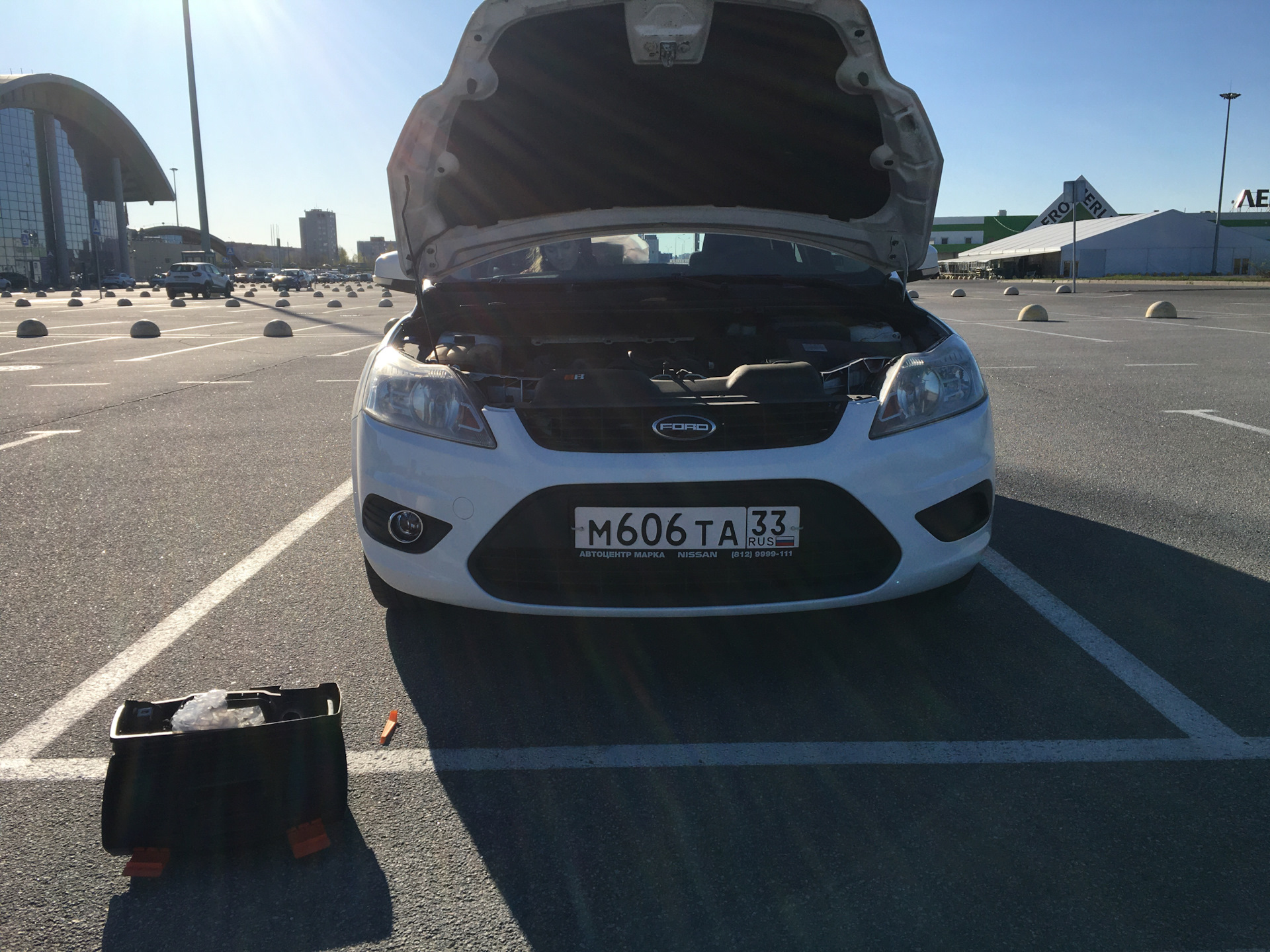 Установка ПТФ без замены БУС’а — Ford Focus Hatchback II, 1,6 л, 2010 ...