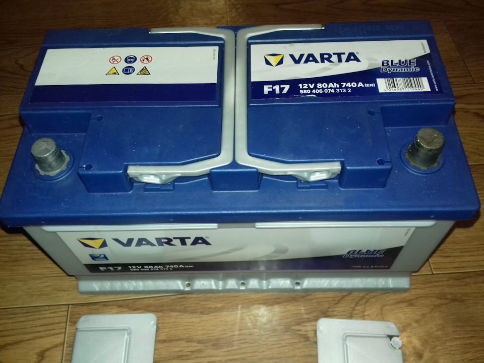 5804060743132 Аккумулятор автомобильный Varta Blue Dynamic F17 6СТ-80 VARTA | Запчасти на DRIVE2