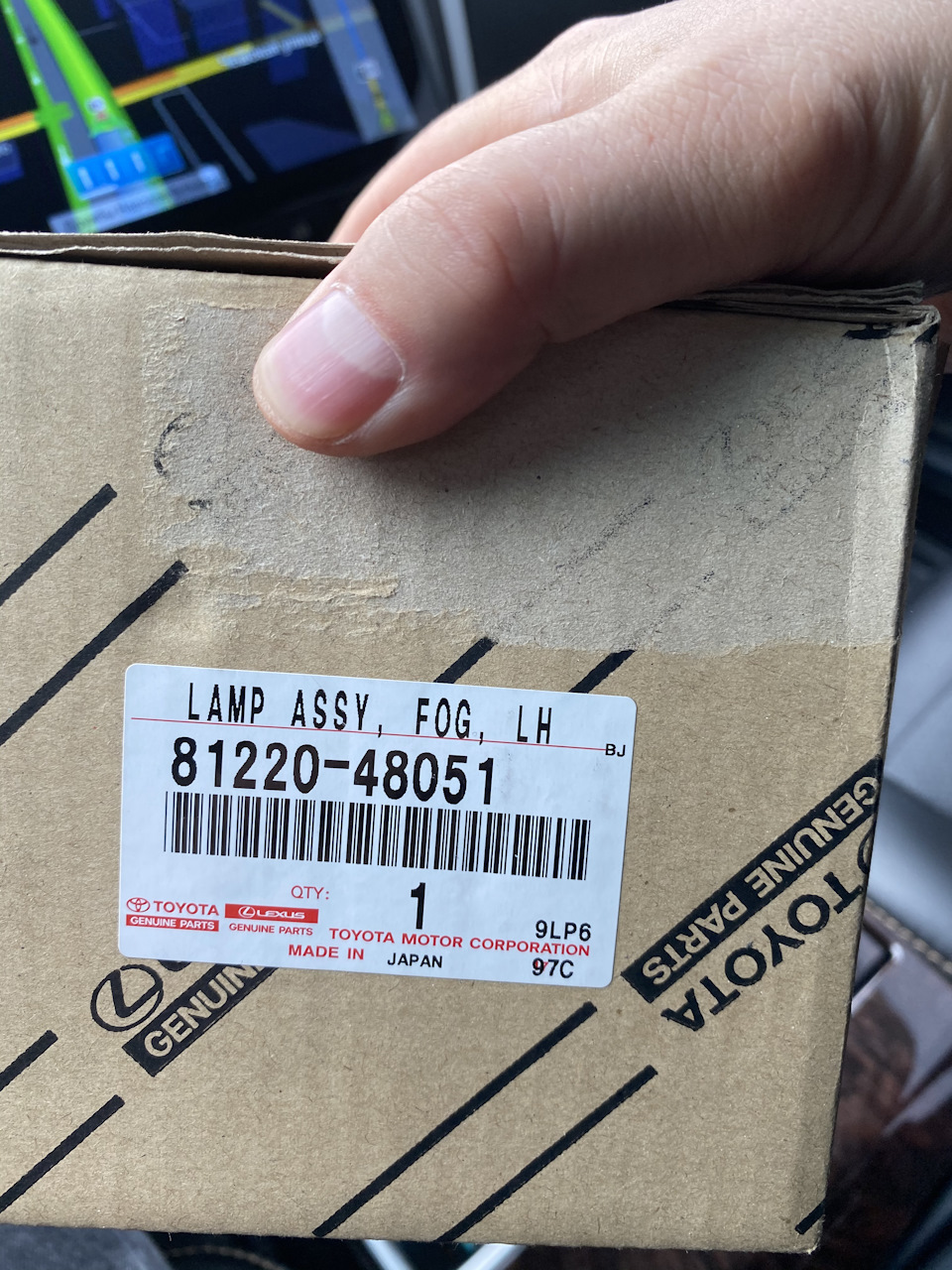 8122048051 Фара противотуманная левая TOYOTA LEXUS | Запчасти на DRIVE2