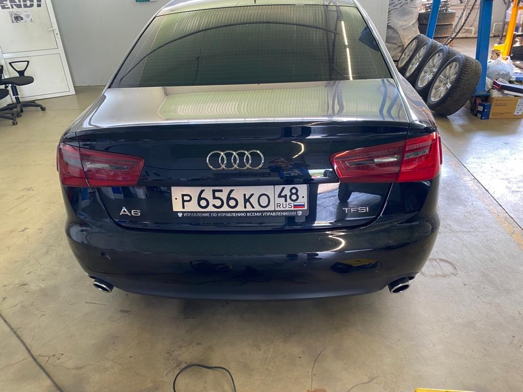 Приглушил ярко-красный цвет задних фар — Audi A6 (C7), 2 л, 2012 года | своими руками | DRIVE2