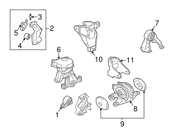 MR234838 Кронштейн крепления трансмиссии Mitsubishi | Запчасти на DRIVE2