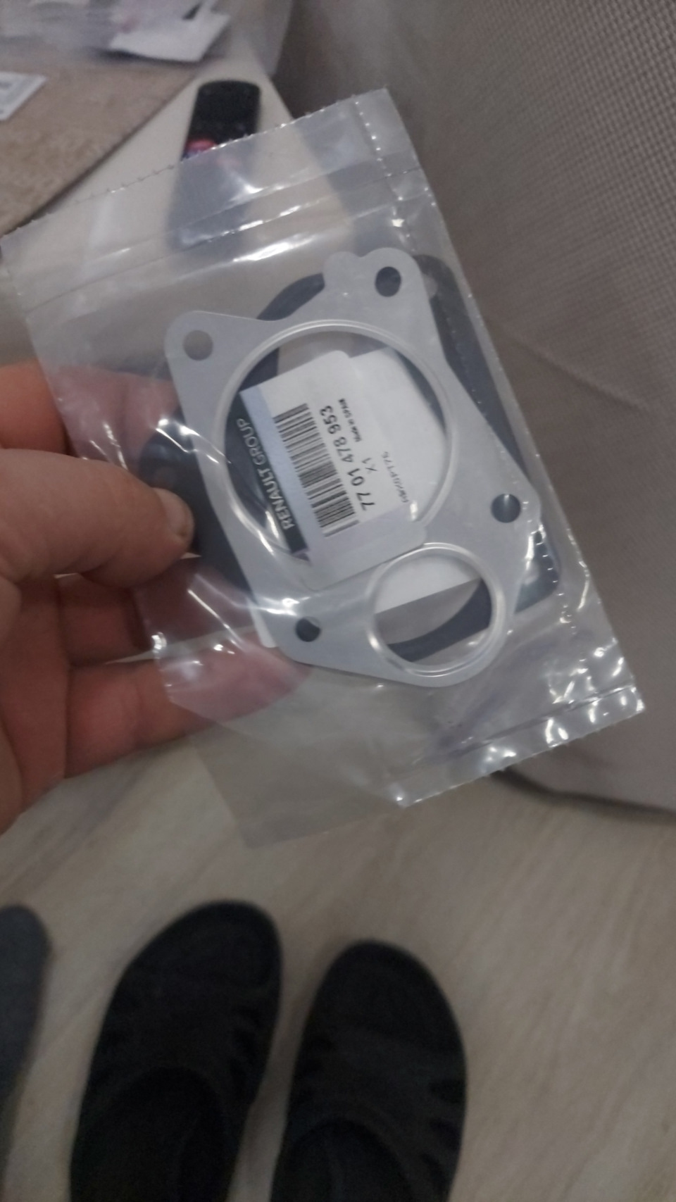 7701478953 Комп прокладок клапана рециркуляции (мет RENAULT | Запчасти ...