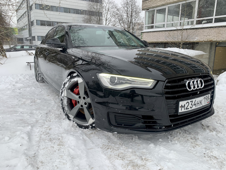 Антихром — Audi A6 (C7), 3 л, 2015 года | тюнинг | DRIVE2