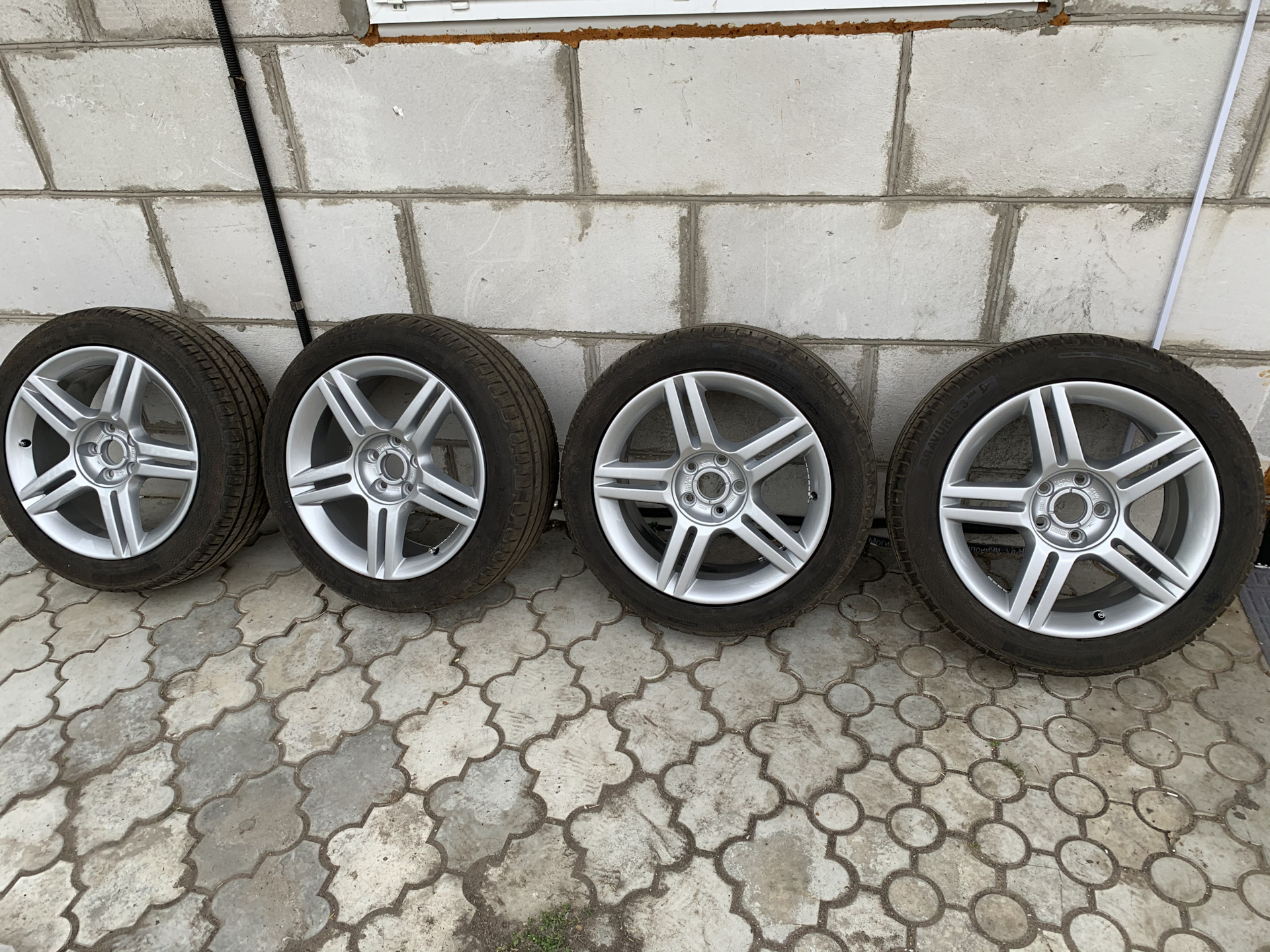 Диски к летнему сезону, как вам ? — Audi A4 Avant (B7), 2 л, 2007 года ...