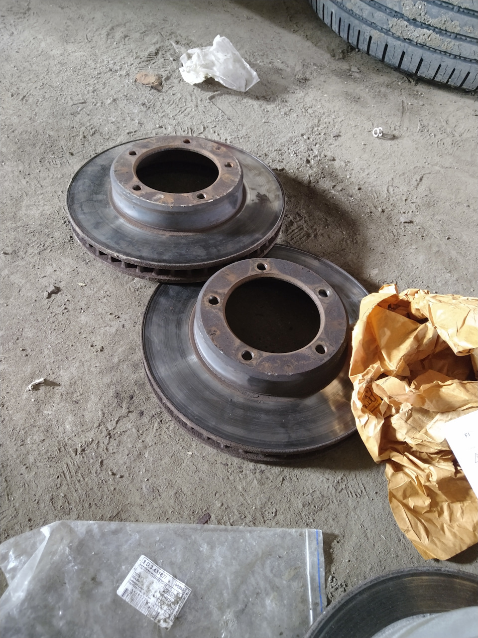 Обновление торомозной системы — Toyota Land Cruiser 100, 4,7 л, 2006 ...