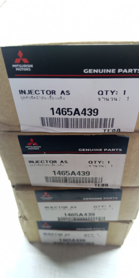 1465A439 Форсунка впрыска топлива в сборе Mitsubishi | Запчасти на DRIVE2
