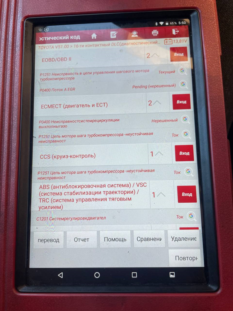 Турбина падает в аварию, ошибка P1251 — Toyota Avensis II, 2 л, 2004 ...