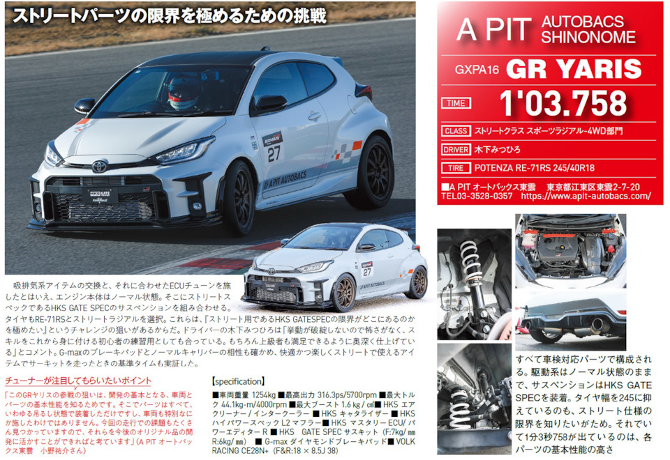 GR Yaris. REVspeed Tsukuba Super Battle — DRIVE2