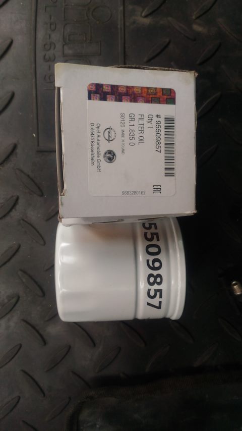 95509857 Масляный фильтр GM | Запчасти на DRIVE2