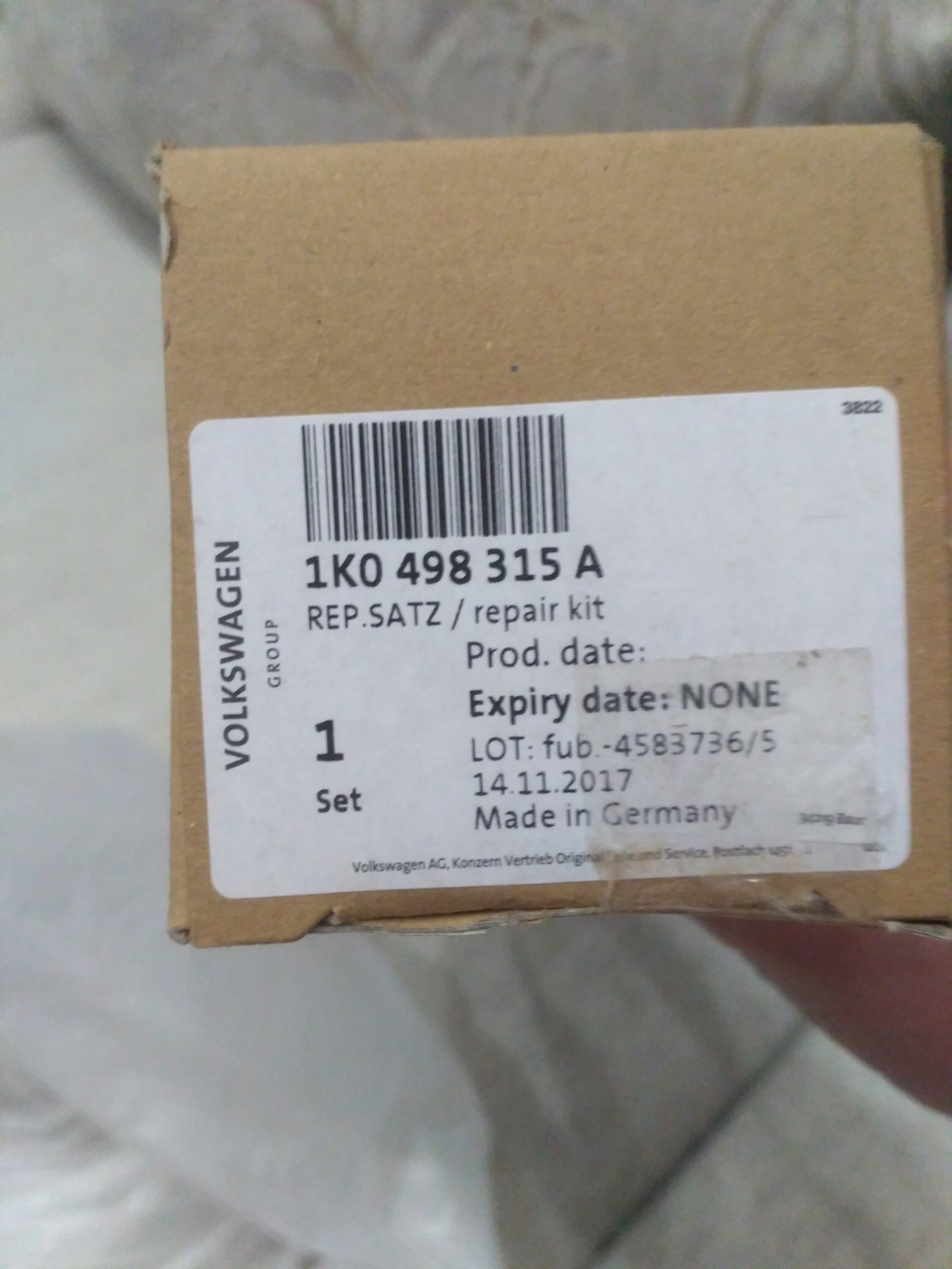 1K0498315A Ремкомплект для стойки стабилизатора VAG | Запчасти на DRIVE2