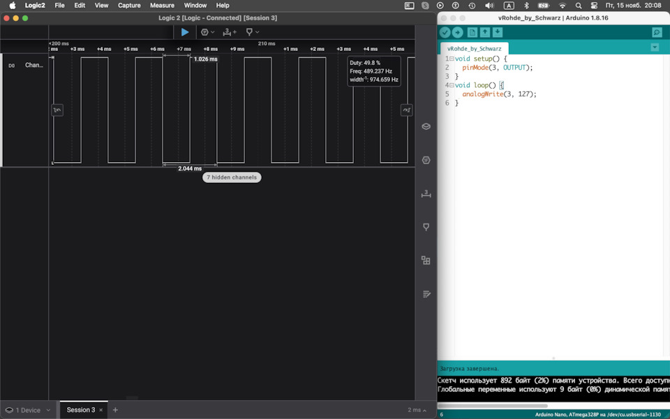 Дрыгоног Arduino. 500 Гц — 4 МГц. — Сообщество «Электронные Поделки» на DRIVE2
